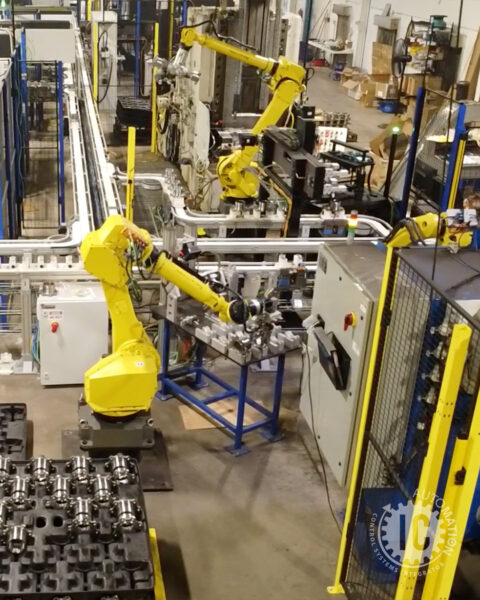 Fully Automated Machining and Inspection Production Line - IC Automation