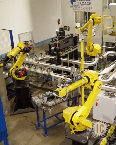 Fully Automated Machining and Inspection Production Line - IC Automation