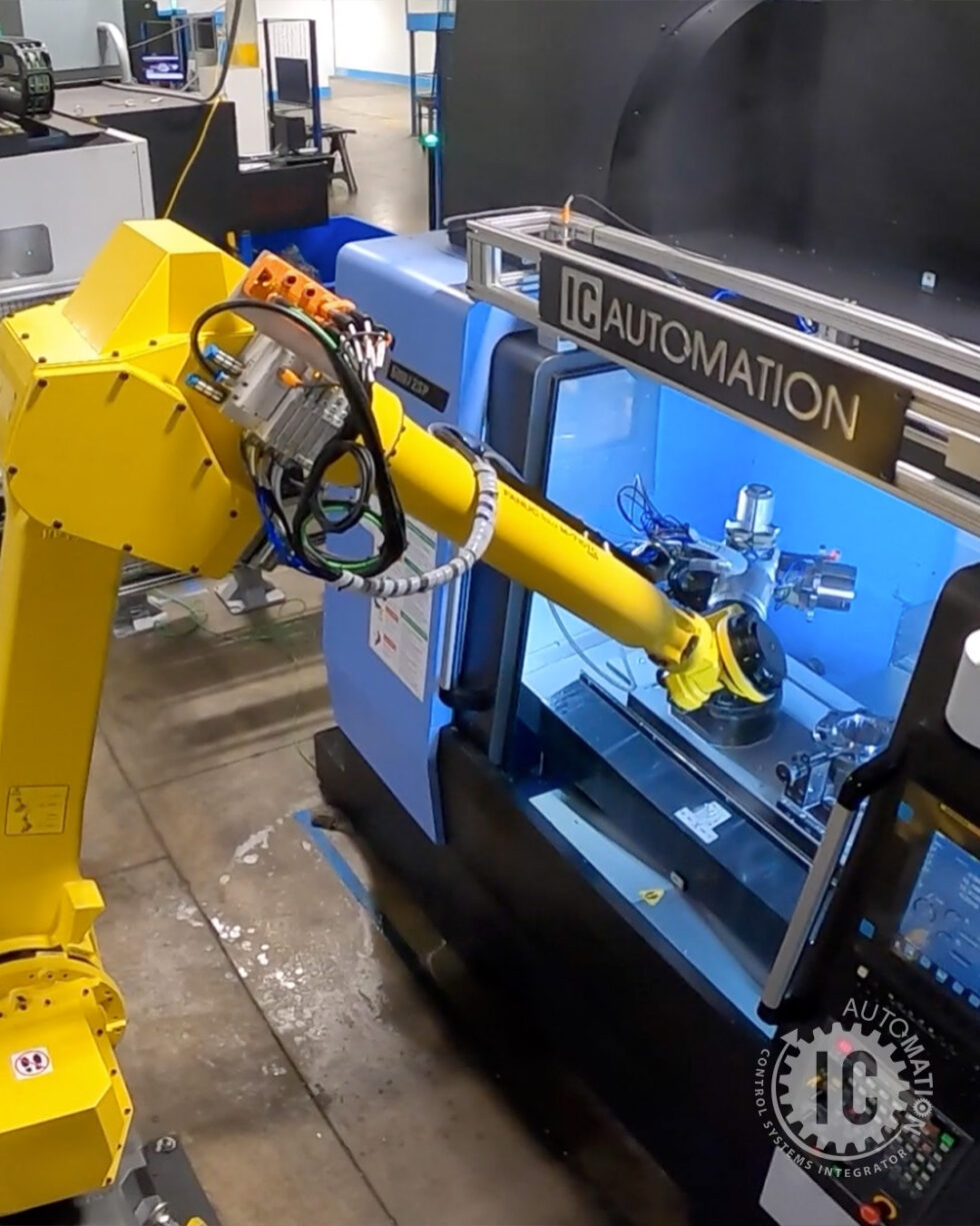 Fully Automated Machining and Inspection Production Line - IC Automation
