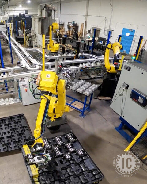 Fully Automated Machining and Inspection Production Line - IC Automation