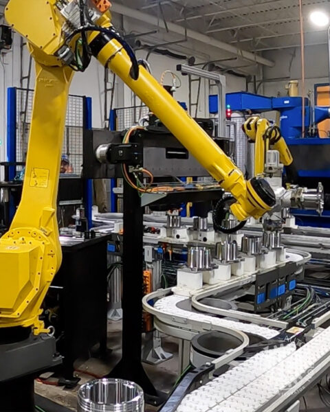 Fully Automated Machining and Inspection Production Line - IC Automation