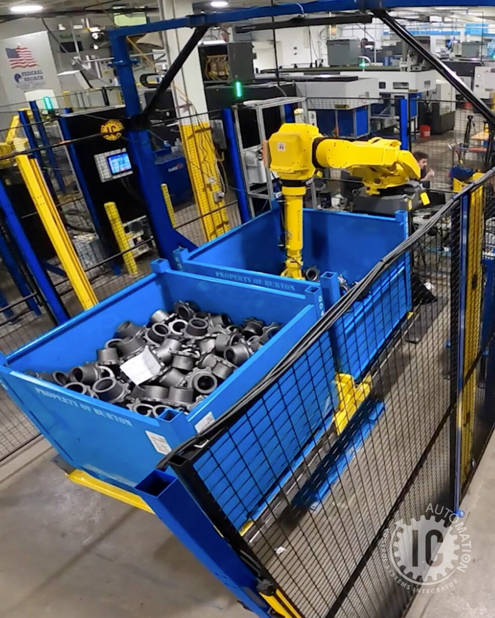 Fully Automated Machining and Inspection Production Line - IC Automation